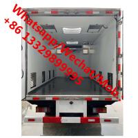 China China supplier of day chick transproted box truck for sale, new cheaper customized baby chick refrigerated van truck for sale