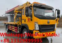 China SINO TRUK HOWO 8T road recovery vehicle for sale, new Flatbed wrecker towing truck with telescopic crane boom for sale, for sale