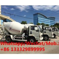 China Customized Smaller Yuejin 3CBM cement mixer truck for sale, Best price new YUEJIN 130hp concrete mixer mounted on truck for sale