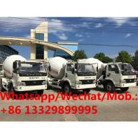 China Customized Smaller Yuejin 3CBM cement mixer truck for sale, Best price new YUEJIN 130hp concrete mixer mounted on truck for sale