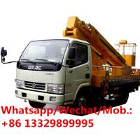 China telescopic boom 21m hydraulic aerial working platform truck for sale, Customized high altitude operation vehicle for sale