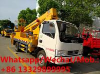 China telescopic boom 21m hydraulic aerial working platform truck for sale, Customized high altitude operation vehicle for sale