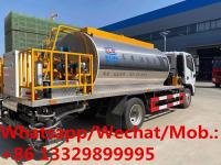 China Customized dongfeng 4*2 LHD 4cbm intelliegent type asphalt distributing vehicle for sale, bitumen tanker spreading truck for sale