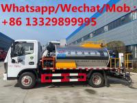China Customized dongfeng 4*2 LHD 4cbm intelliegent type asphalt distributing vehicle for sale, bitumen tanker spreading truck for sale