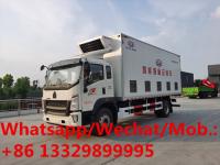 China HOT SALE! SINO TRUK HOWO 4*2 LHD 5.6m length 220hp day old chick transported vehicle, poultry baby chick van truck for sale