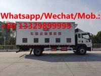 China HOT SALE! SINO TRUK HOWO 4*2 LHD 5.6m length 220hp day old chick transported vehicle, poultry baby chick van truck for sale