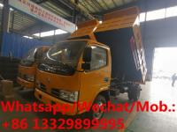 China Customized 5cbm volume mini dump tipper truck for sale, HOT SALE! exported model-CLW LHD smallest diesel tipper vehicle for sale