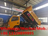 China Customized 5cbm volume mini dump tipper truck for sale, HOT SALE! exported model-CLW LHD smallest diesel tipper vehicle for sale