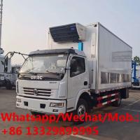 China dongfeng imported refrigeration unit America Carrier chicken transport truck for sale, day old chick transported vehicle for sale