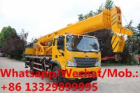 China HOT SALE! FOTON brand 4*2 LHD 16T mobile crane truck for sale,customized cheaper price 16T mobile truck crane for sale, for sale