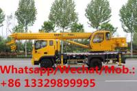 China HOT SALE! New designed good price FOTON 4*2 LHD 12T mobile crane truck, factory sale direct price 12T truck crane for sale