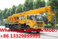 China Customized Dongfeng 6*4 LHD/RHD 25tons sink-style mobile crane truck for sale, factory sale best price crane truck, for sale