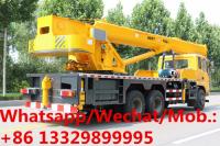 China Customized Dongfeng 6*4 LHD/RHD 25tons sink-style mobile crane truck for sale, factory sale best price crane truck, for sale