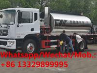China customized standard type Dongfeng D9 190hp diesel 12cbm asphalt tanker truck for sale, pitch bitumen tanker truck for sale