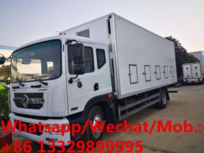 China Dongfeng 4*2 LHD 170hp 5.4 m length day old chick transported truck for sale, customized baby birds van truck for sale for sale