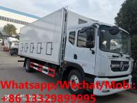 China Dongfeng 4*2 LHD 170hp 5.4 m length day old chick transported truck for sale, customized baby birds van truck for sale for sale