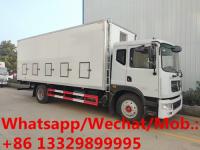 China Dongfeng 4*2 LHD 170hp 5.4 m length day old chick transported truck for sale, customized baby birds van truck for sale for sale