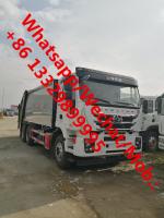 China Customized  GENLVON 6*4 16cbm garbage compactor truck for sale, Cheaper price compacted garbage vehicle for sale for sale