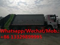 China Customized  GENLVON 6*4 16cbm garbage compactor truck for sale, Cheaper price compacted garbage vehicle for sale for sale