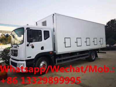 China Dongfeng D9 180hp Euro 4 5.8m day old chick transported truck for Phillipines, 40,000 baby birds transported van vehicle for sale