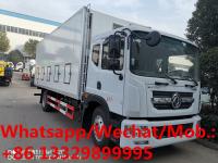 China Dongfeng D9 180hp Euro 4 5.8m day old chick transported truck for Phillipines, 40,000 baby birds transported van vehicle for sale