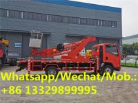 China Customized ISUZU 16m telescopic type hydraulic bucket truck for sale,new good telesopic aerial working platform truck for sale