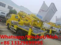 China High quality ISUZU 4*2 single row 16m telescopic high altitude operation truck for sale, hydraulic aerial working truck for sale