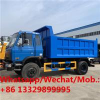 China customized dongfeng 4*2 6 wheels 170hp 8cbm tipper truck for sale, DUMP TRUCK for stones, coal, sand transportation for sale