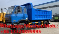China customized dongfeng 4*2 6 wheels 170hp 8cbm tipper truck for sale, DUMP TRUCK for stones, coal, sand transportation for sale
