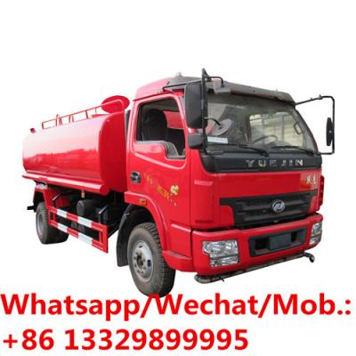 China Yuejin new 4*2 watering machine 6000liters high pressure water jet cleaning fire sprinkler truck, water tanker vehicle for sale