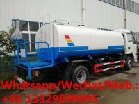 China Yuejin new 4*2 watering machine 6000liters high pressure water jet cleaning fire sprinkler truck, water tanker vehicle for sale