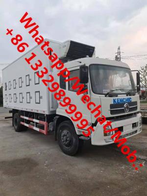 China factory sale customized day old birds transported van vehicle, HOT SALE! good price Baby chick refrigerated truck for sale