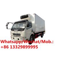 China Customized RHD 5tons refrigerated truck for chicken meat transportation, factory sale best price cold van truck for sale for sale