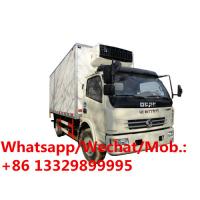 China Customized RHD 5tons refrigerated truck for chicken meat transportation, factory sale best price cold van truck for sale for sale