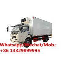 China Customized RHD 5tons refrigerated truck for chicken meat transportation, factory sale best price cold van truck for sale for sale