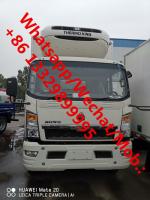 China HOT SALE! good price HOWO 4*2 LHD/RHD 5T refrigerated truck, factory sale Customized HOWO diesel cold van truck for sale