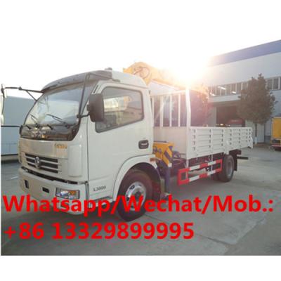 China Factory Direct Sales 4T CLW Crane Truck Telescopic Boom Truck With Crane, 4Tons cargo truck with crane for sale for sale