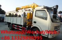China Factory Direct Sales 4T CLW Crane Truck Telescopic Boom Truck With Crane, 4Tons cargo truck with crane for sale for sale