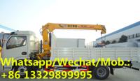 China Factory Direct Sales 4T CLW Crane Truck Telescopic Boom Truck With Crane, 4Tons cargo truck with crane for sale for sale