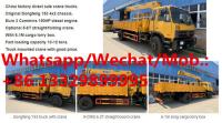 China Hot Sale lower price Dongfeng 4x2 Crane Truck Mounted 6.3T Telescoping Boom Crane, Factory sale cargo truck with crane for sale