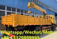 China Hot Sale lower price Dongfeng 4x2 Crane Truck Mounted 6.3T Telescoping Boom Crane, Factory sale cargo truck with crane for sale