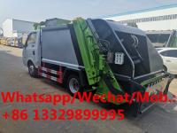 China Factory sale dongfeng brand mini diesel 3.5cbm garbage compactor turck, wholesale price compacted garbage truck for sale for sale