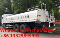 China HOT SALE!  New good price dongfeng 20cbm water sprinkling truck, Factory sale foodgrade 20cbm cistern tanker vehicle for sale
