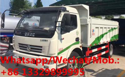 China HOT SALE! customized Dongfeng 4*2 LHD 5T-7T dump tipper truck with hydraulic cover, factory sale domestic wastes tipper for sale