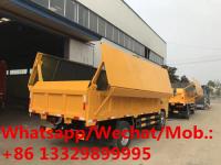 China HOT SALE! customized Dongfeng 4*2 LHD 5T-7T dump tipper truck with hydraulic cover, factory sale domestic wastes tipper for sale