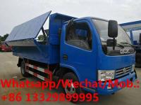 China HOT SALE!  customized RHD 3T-5T garbage dump truck for domestic wastes transportation, GOOD PRICE! 4T dump tipper truck for sale