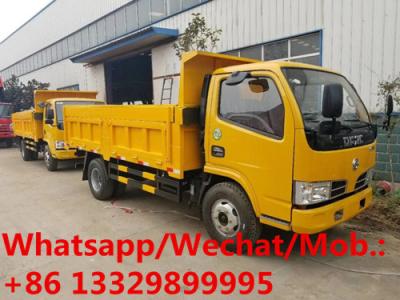 China Factory sale best price dongfeng 3T-5T dump tipper truck for wastes transportation, dump garbage truck for sale for sale