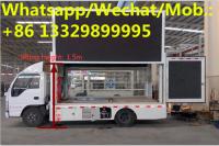 China Customized ISUZU LHD diesel Euro 5 Mobile LED truck with 3 sides P5 LED screen for sale,LED screen vehicle supplier for sale