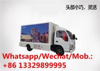 China Customized ISUZU LHD diesel Euro 5 Mobile LED truck with 3 sides P5 LED screen for sale,LED screen vehicle supplier for sale