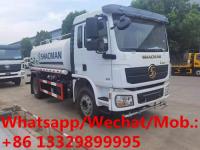 China Customized SHACMAN L3000 4*2 LHD 12CBM Water tanker truck for overseas clients, good price portable water tanker vehicle for sale